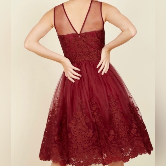 Chi Chi London | Dresses | Modcloth Red Dress | Poshmark